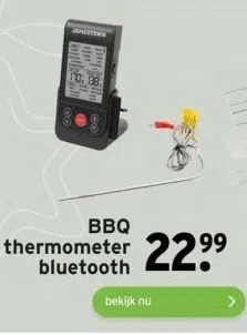 Bbq thermometer bluetooth aanbieding bij GAMMA