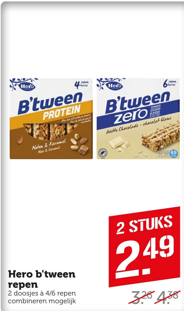 Hero b'tween repen aanbieding bij Coop
