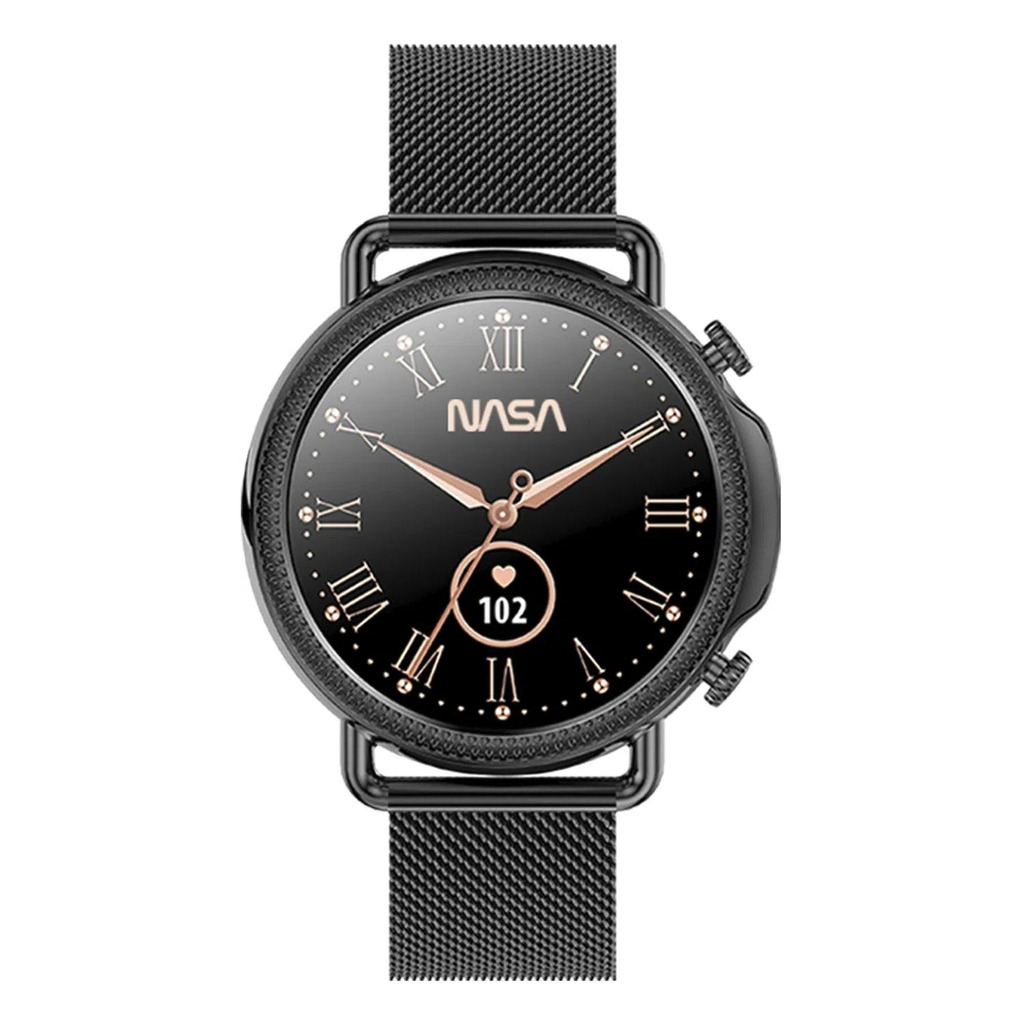 Nasa smartwatch zwart bna30109-003 aanbieding bij Lucardi