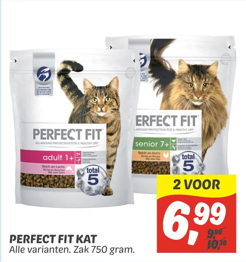 Perfect fit kat aanbieding bij Dekamarkt