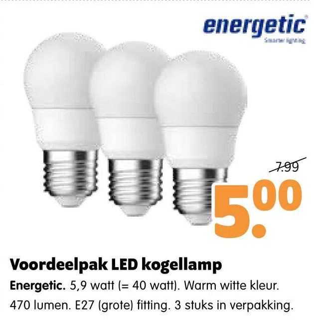 Voordeelpak led kogellamp aanbieding bij Plentyparts