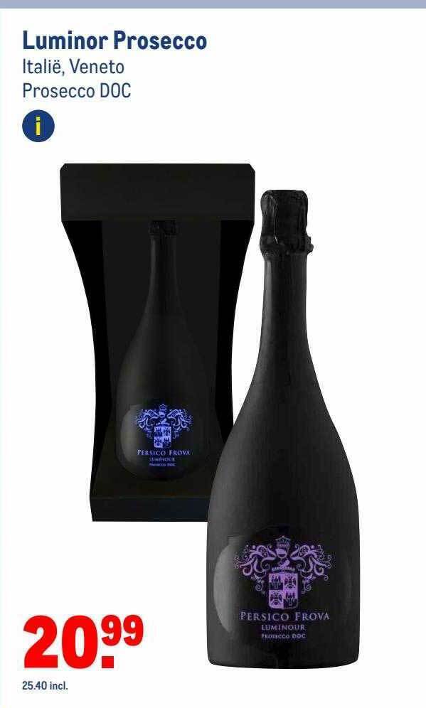 Luminor prosecco aanbieding bij Makro
