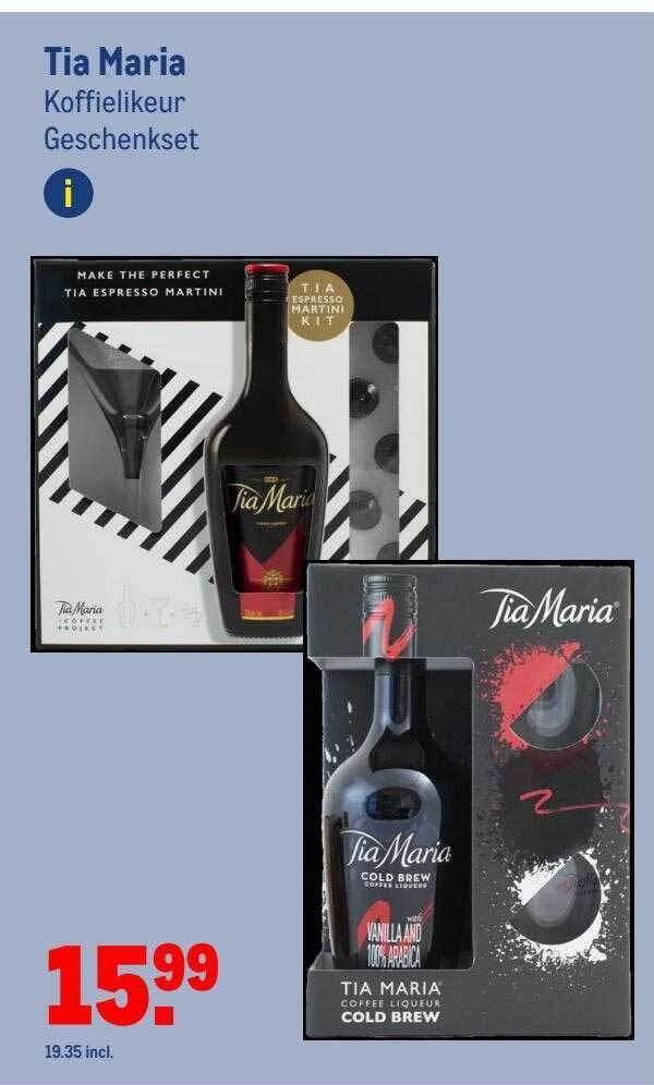Tia maria koffielikeur aanbieding bij Makro