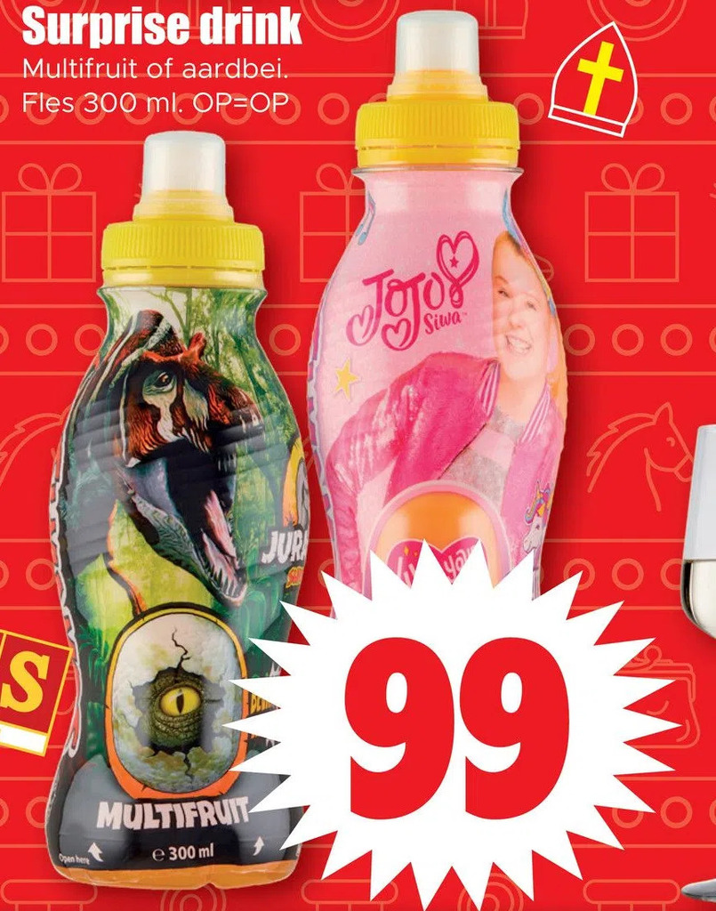 Surprise drink aanbieding bij Dirk
