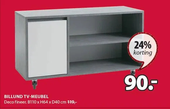 Billund tv-meubel aanbieding bij Jysk