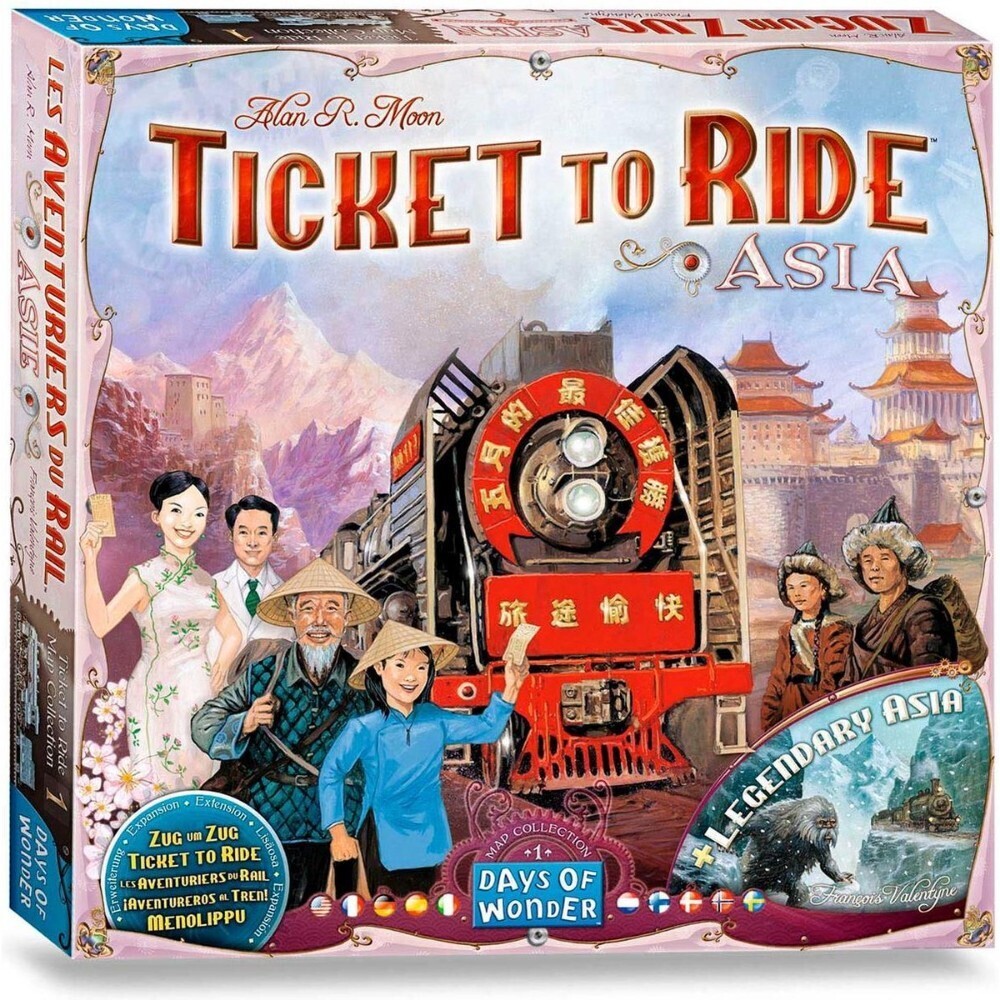 Ticket to ride asia - uitbreiding - bordspel aanbieding bij Top1Toys
