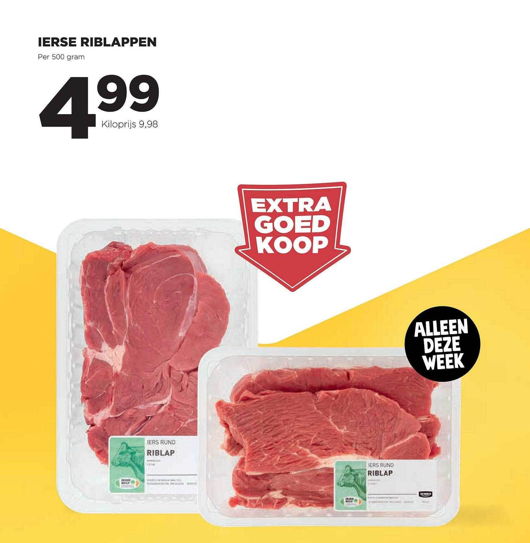 Ierse riblappen aanbieding bij Jumbo