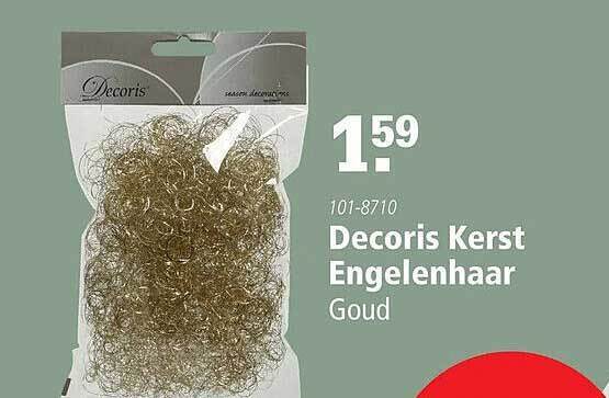 Decoris kerst engelenhaar aanbieding bij Marskramer