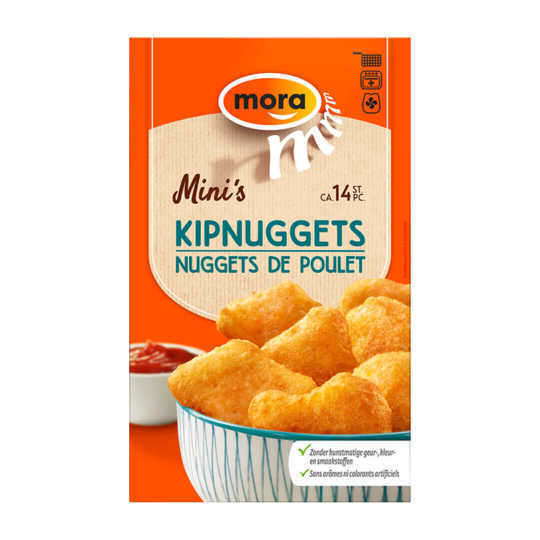 Mora mini's kipnuggets aanbieding bij Coop