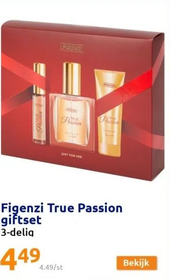 Figenzi true passion giftset aanbieding bij Action