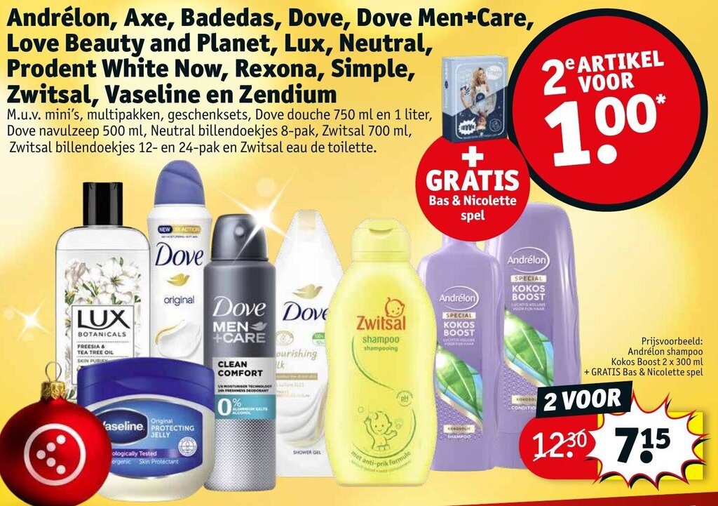 Andrelon, Axe, Badedas, Dove, Dove Men+Care, Love Beauty and Planet ...