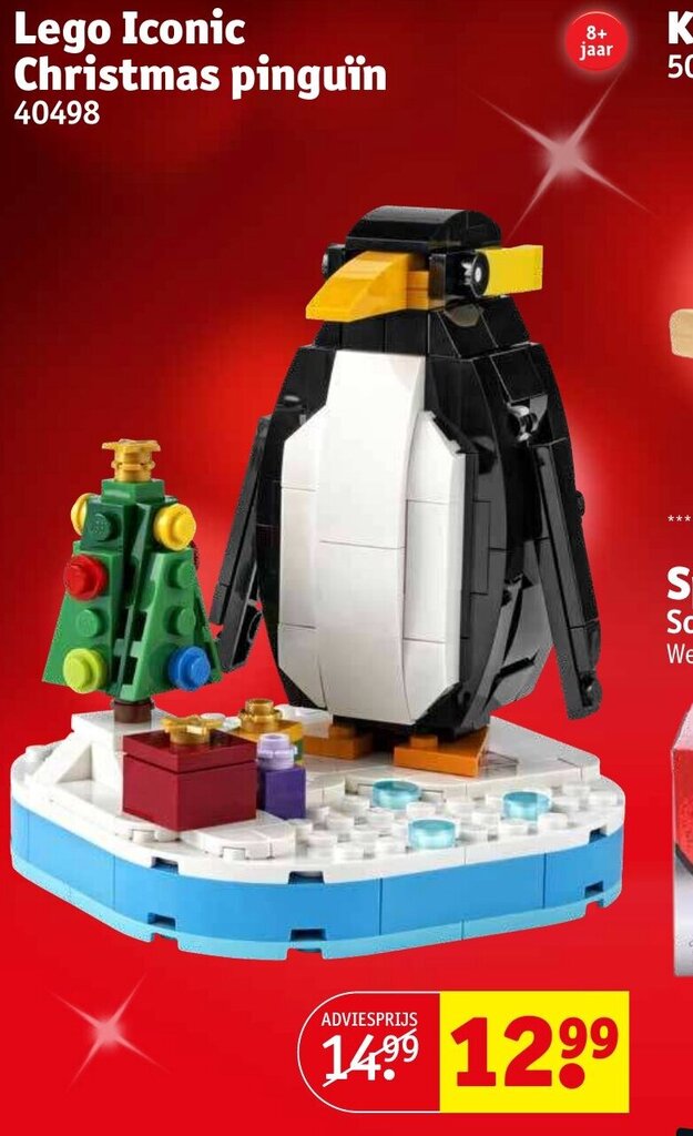 Lego Iconic Christmas pinguin 40498 aanbieding bij Kruidvat