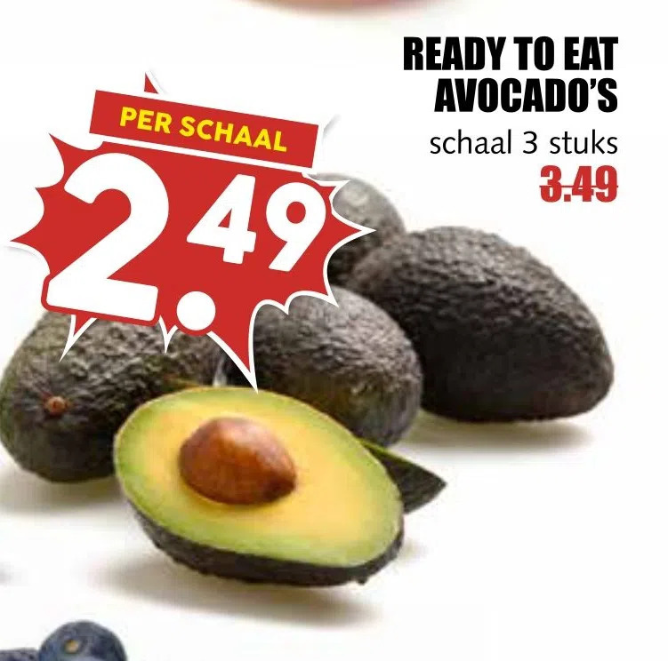 Ready to eat avocado's aanbieding bij MCD Supermarkt