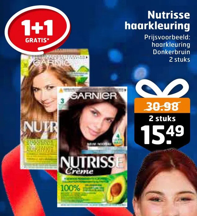 Nutrisse haarkleuring aanbieding bij Trekpleister