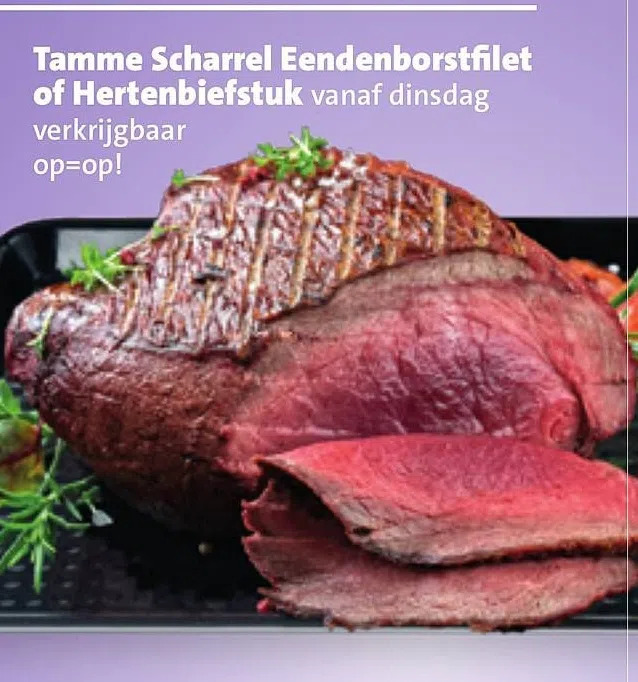 Tamme scharrel eendenborstfilet aanbieding bij Nettorama