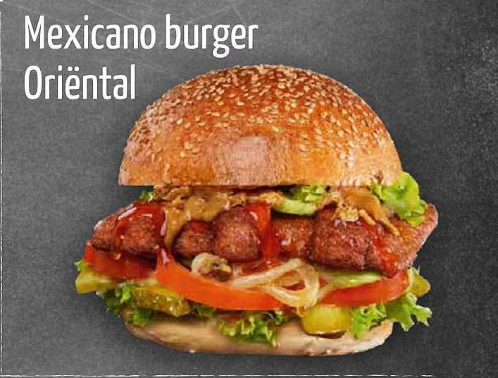 Mexicano burger oriëntal aanbieding bij Big Snack
