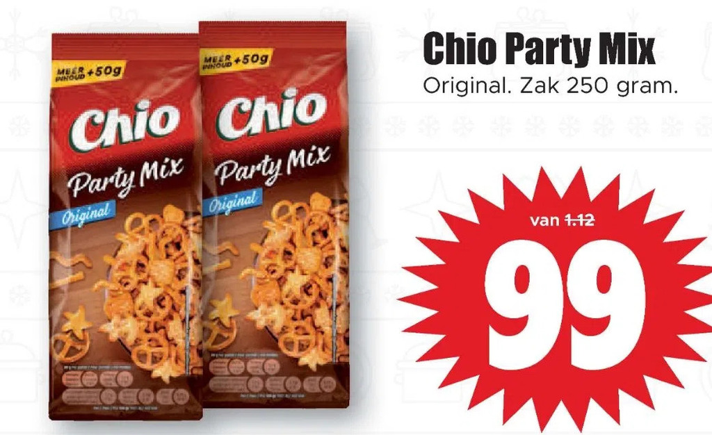 Chio party mix aanbieding bij Dirk