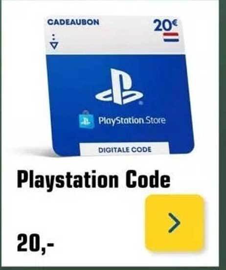 Playstation code aanbieding bij Primera