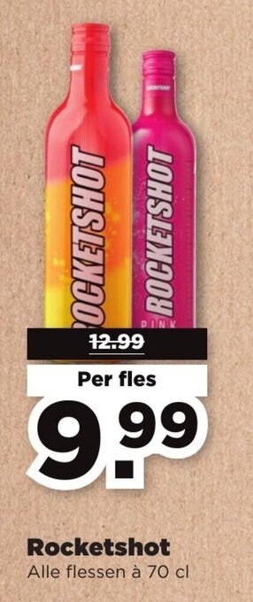Rocketshot 700ml aanbieding bij PLUS