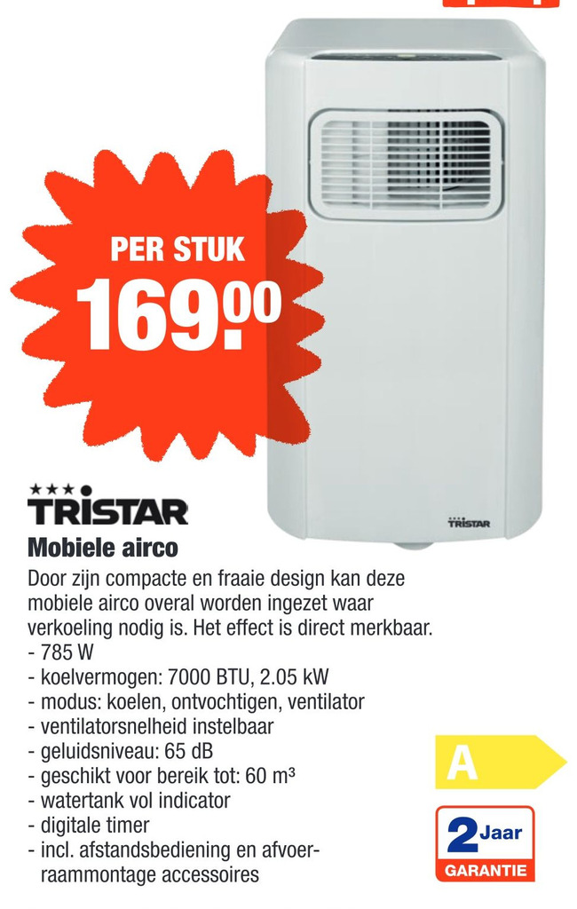 Mobiele airco aanbieding bij ALDI