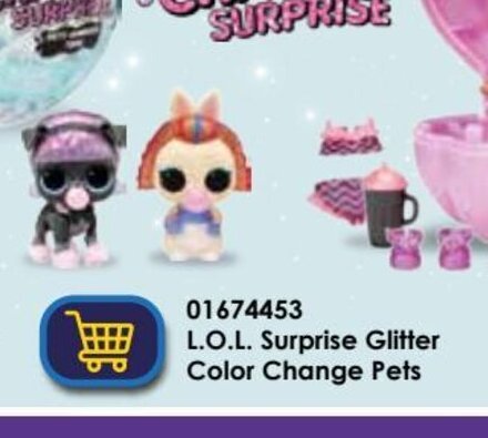 L.O.L surprise glitter color change pets aanbieding bij ToyChamp