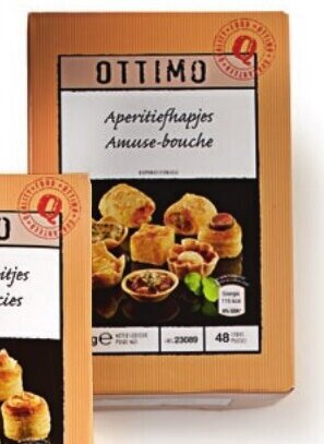 Ottimo Hapjes 48 stuks aanbieding bij Sligro