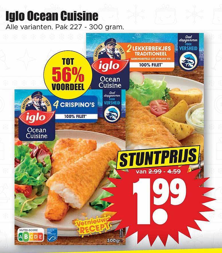 Iglo ocean cuisine aanbieding bij Dirk
