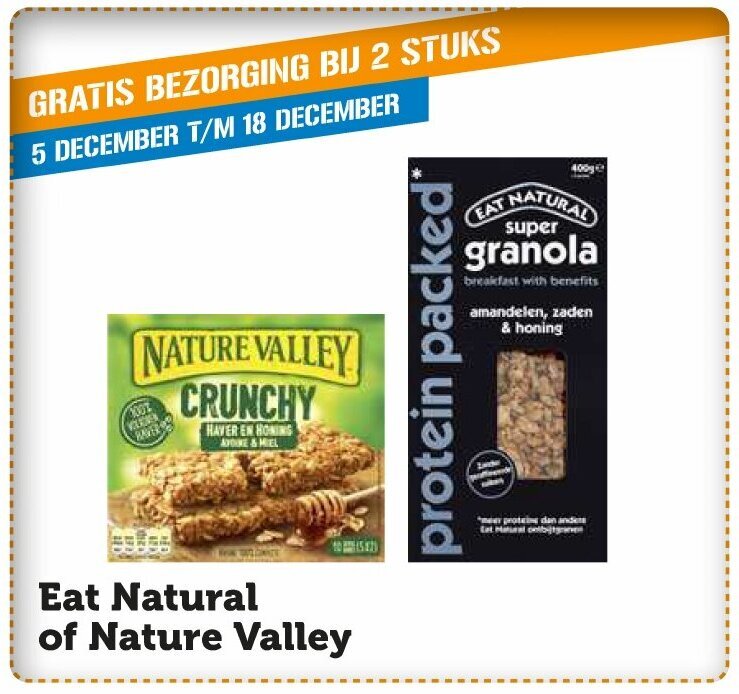 Eat Natural of Nature Valley aanbieding bij Coop