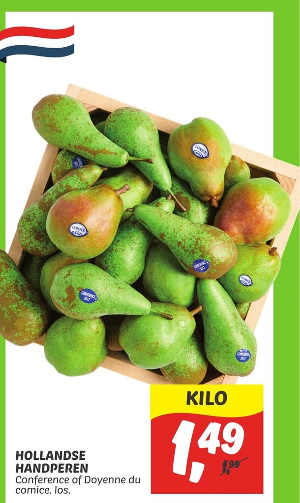 Hollandse Handperen Conference of Doyenne du comice aanbieding bij ...