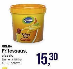 Remia fritessaus aanbieding bij Bidfood