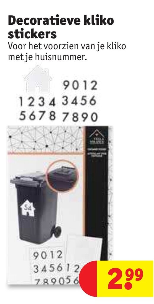 Decoratieve kliko stickers aanbieding bij Kruidvat