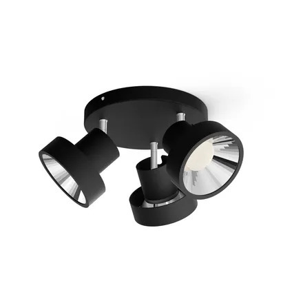 Philips spot led bukko sceneswitch zwart 3x4w aanbieding bij Praxis