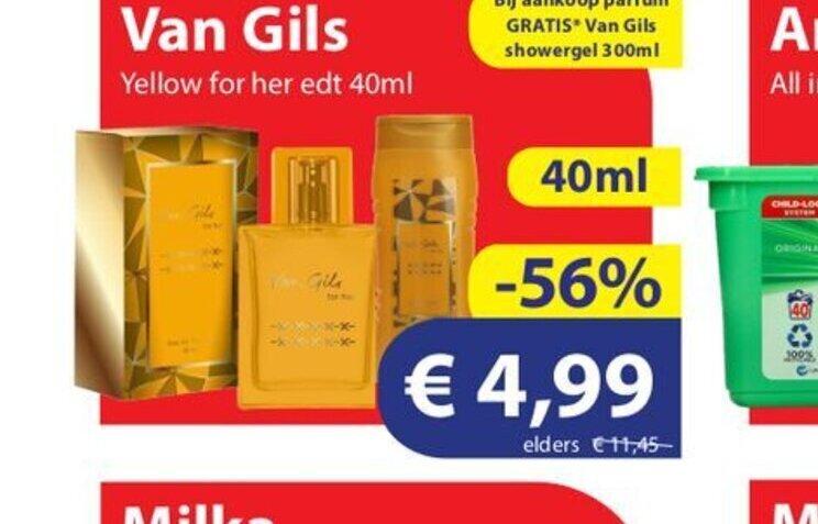 Van Gils Yellow For Her Edt 40 Ml Aanbieding Bij Die Grenze
