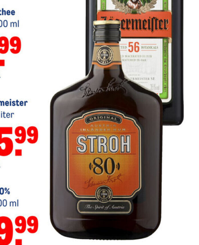 Stroh Rum 80% aanbieding bij Makro
