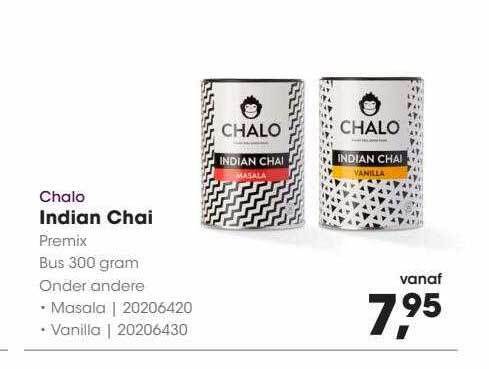 Chalo indian chai aanbieding bij HANOS