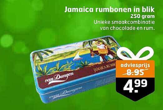 Jamaica rumbonen in blik aanbieding bij Trekpleister