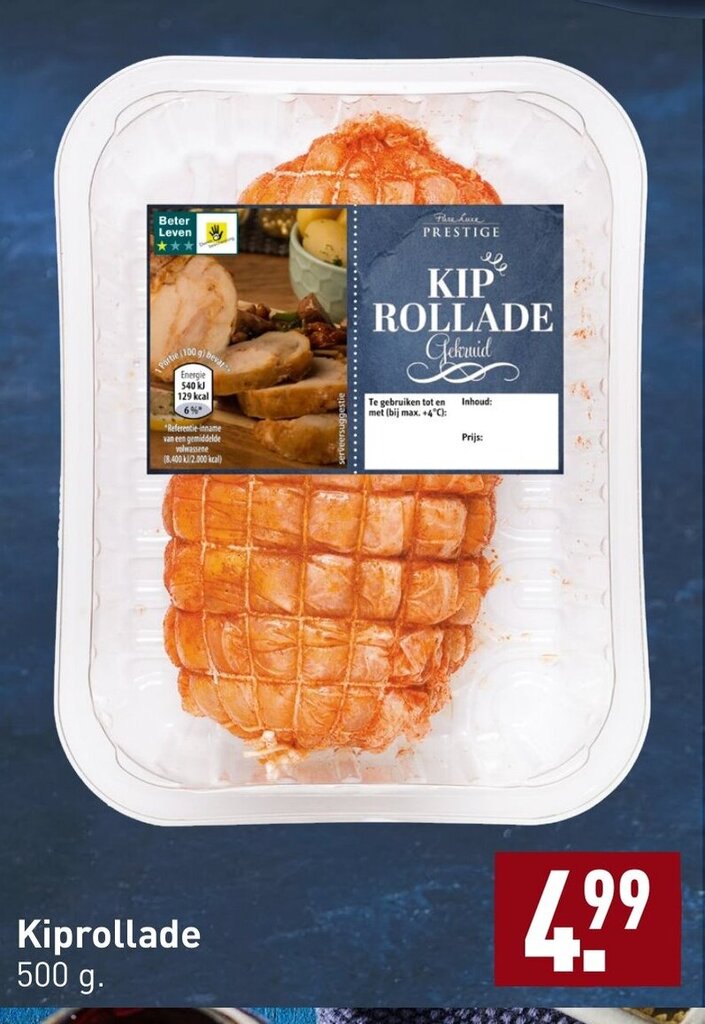 Kiprollade 500 gram aanbieding bij ALDI