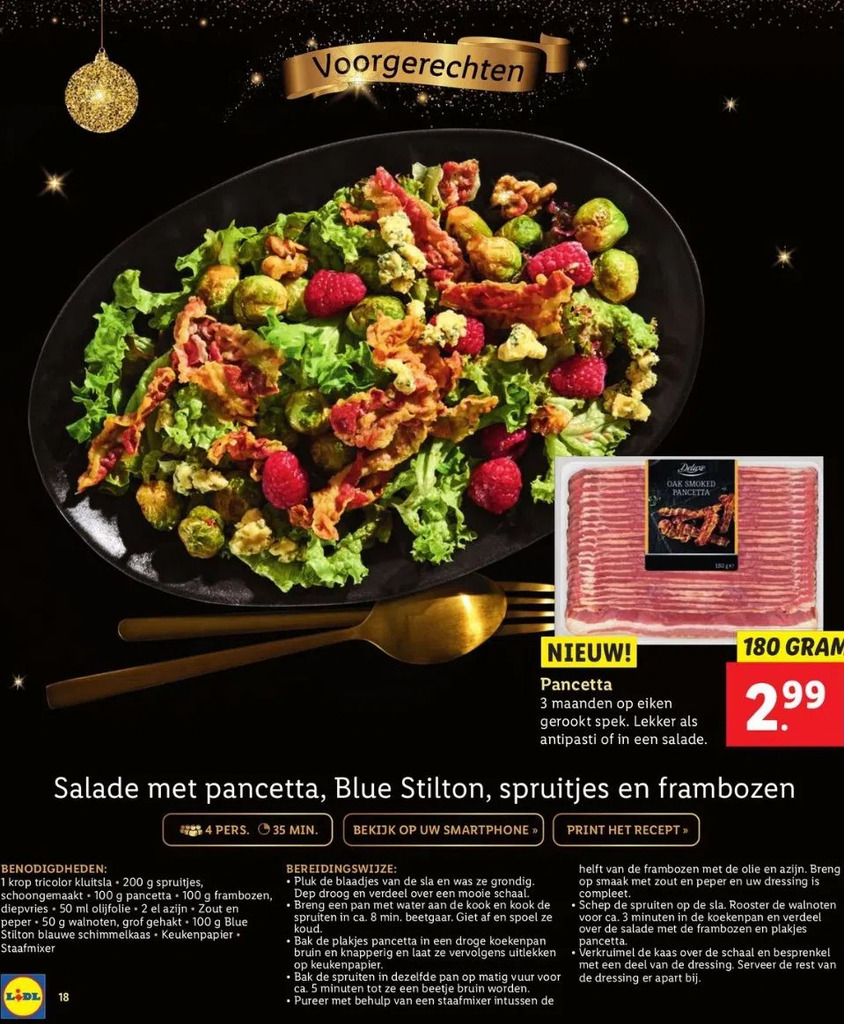 Pancetta aanbieding bij Lidl