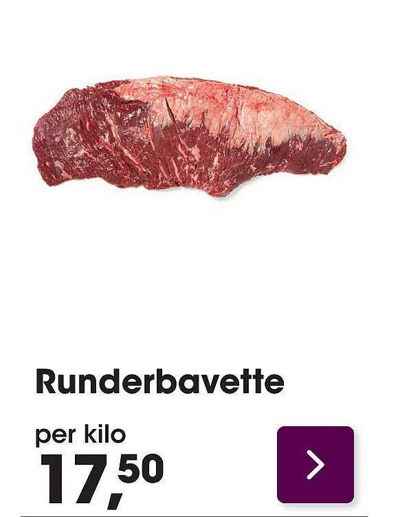 Runderbavette per kilo aanbieding bij HANOS