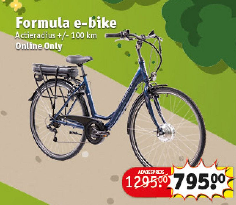 Formula e-bike aanbieding bij Kruidvat