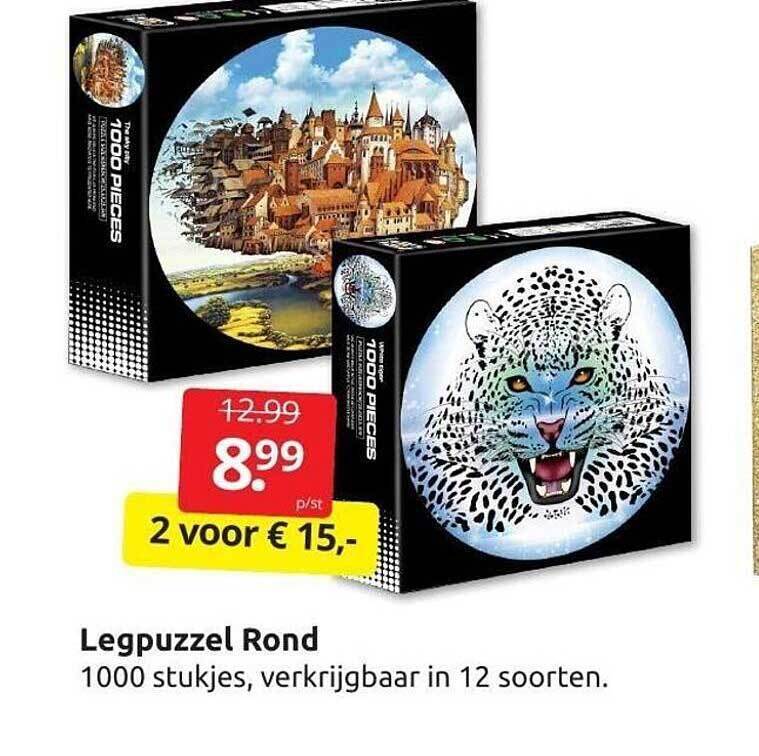 Legpuzzel rond aanbieding bij Boekenvoordeel