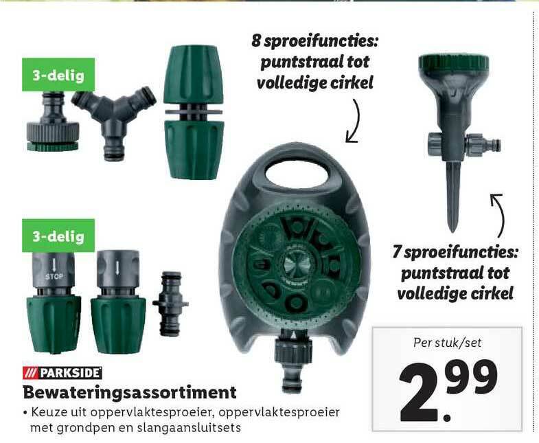 Parkside Bewateringsassortiment aanbieding bij Lidl