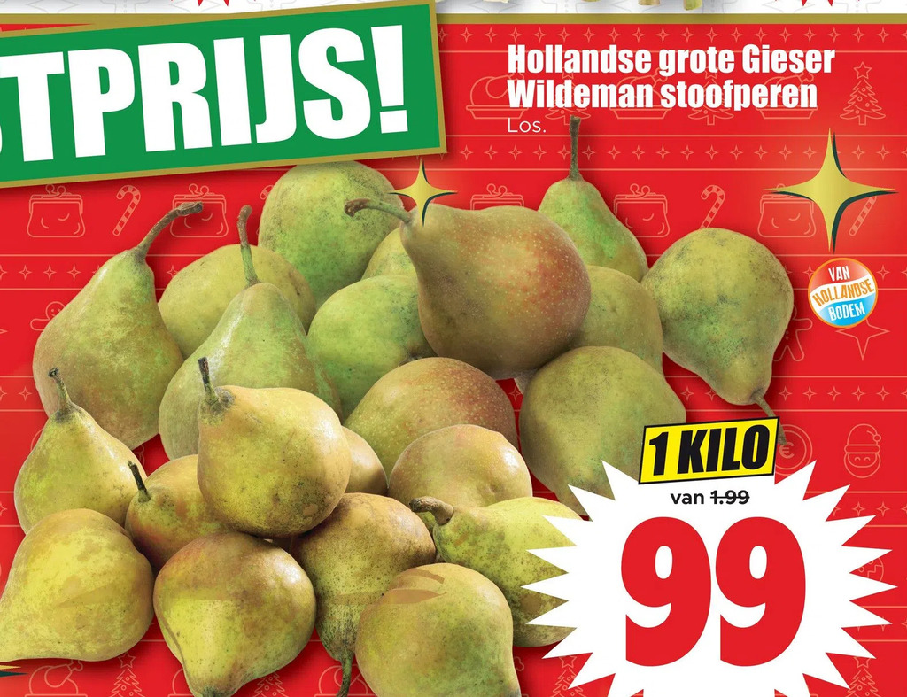 Hollandse wildeman stoofperen grote gieser aanbieding bij Dirk