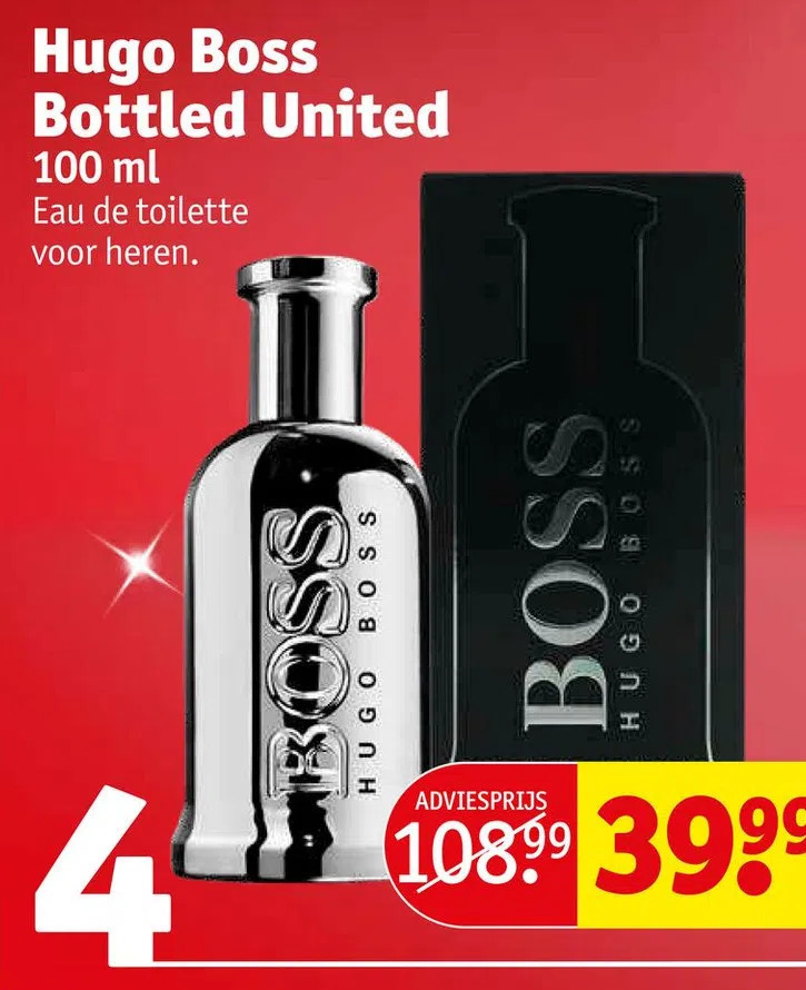 Hugo boss bottled united aanbieding bij Kruidvat