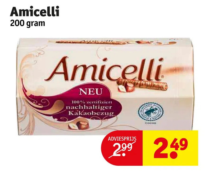 Amicelli 200 gram aanbieding bij Kruidvat