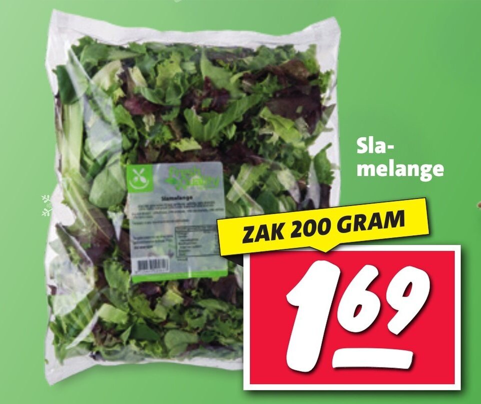 Sla-melange 200 gram aanbieding bij Nettorama