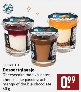 Dessertglaasje cheesecake rode vruchten, cheesecake passievruchtmango ...