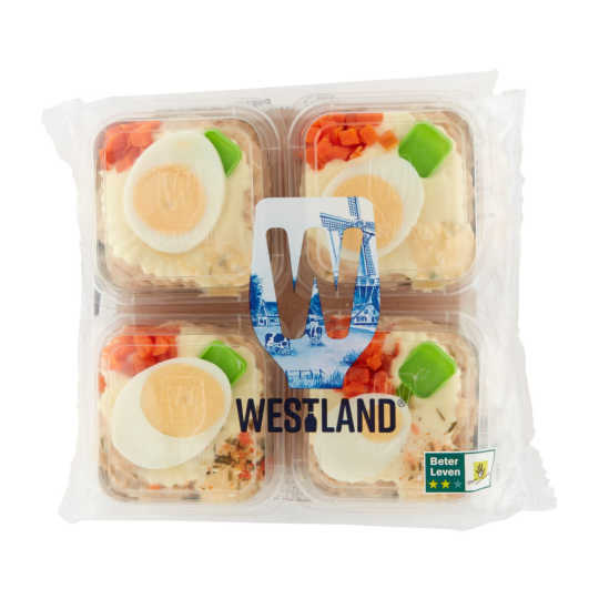 Westland rundvlees slaatje 4-pack aanbieding bij Coop