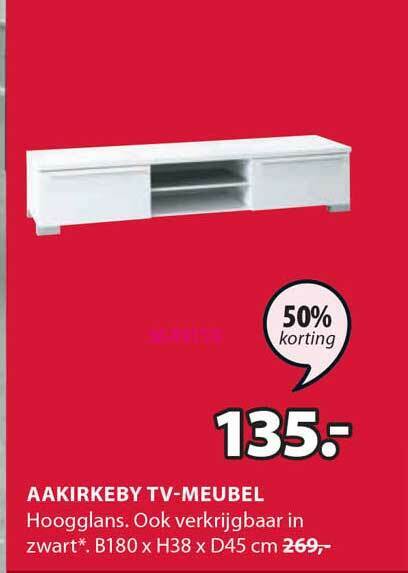 Aakirkeby TV-Meubel 50% Korting aanbieding bij Jysk