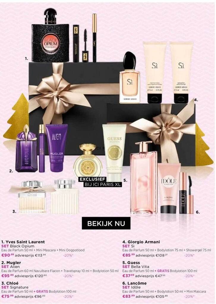 Yves saint laurent black opium, mugler alien, chloé signature, giorgio ...